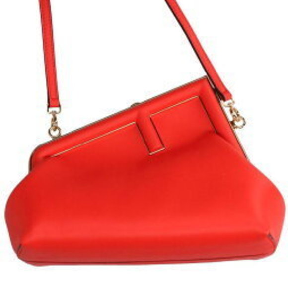 Fendi | Bags | Fendi First Leather Shoulder Bag Red Tone | Poshmark